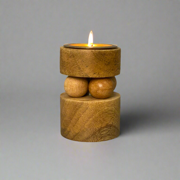 Abacus Candle Holder | Wood – Objects In Space